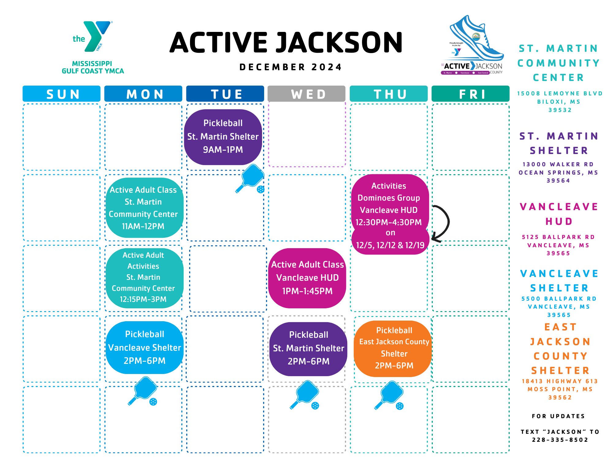 Active Jackson | Mississippi Gulf Coast YMCA
